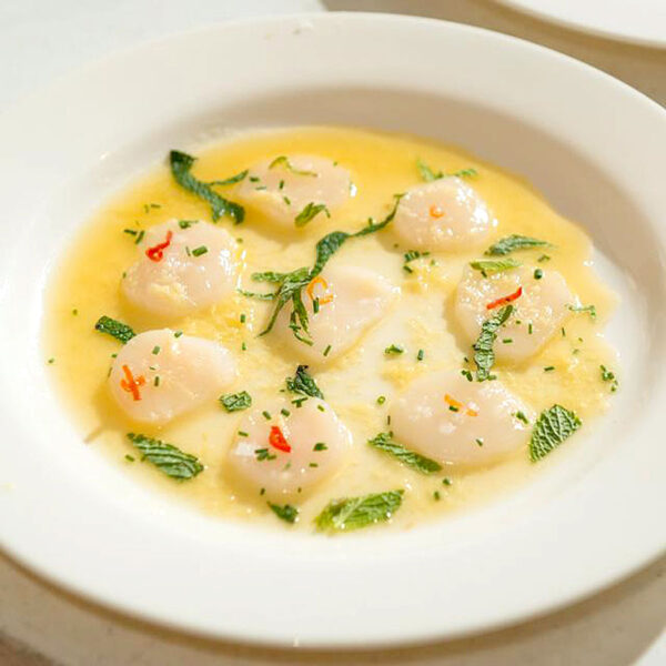 Scallop Crudo - Chef Swap at The Beach